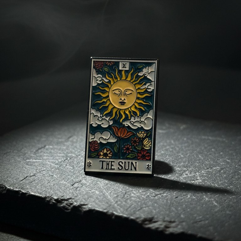 The Sun Tarot Bedž
