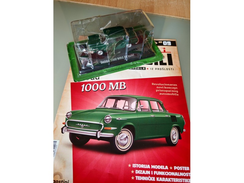 SKODA 1000 MB - Legendarni automobili br. 9 DeAgostini!