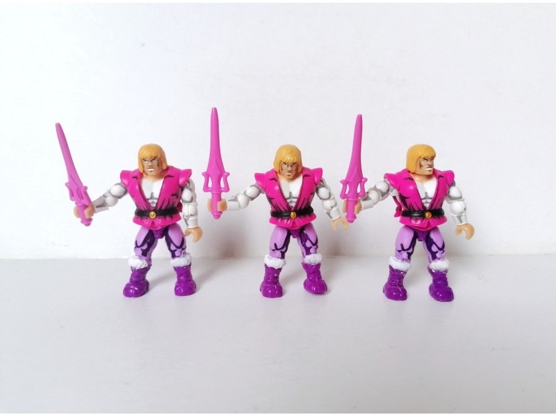 MOTU blocks He-Man, Masters 3x mini figurice (Set 1)