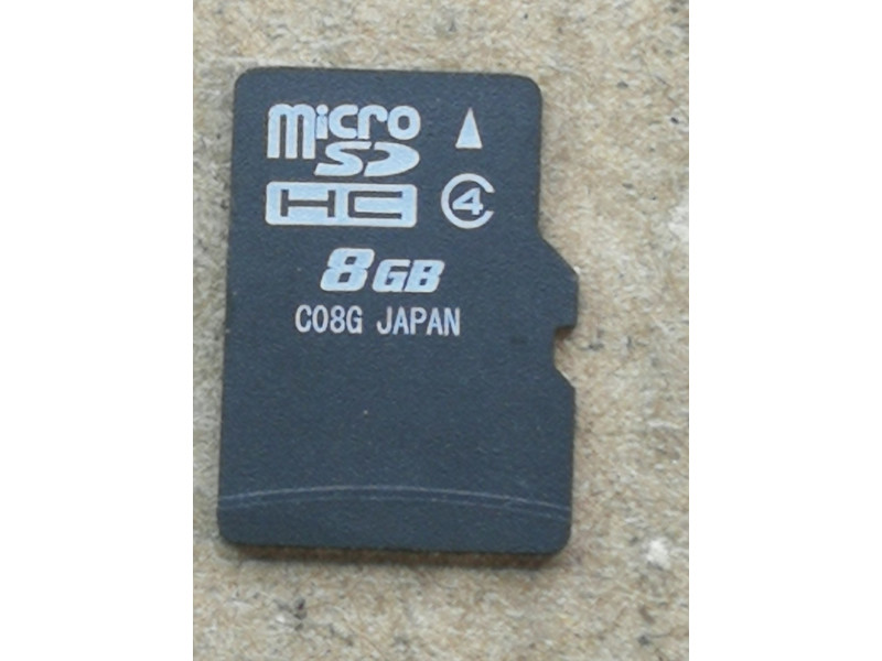 Micro SD memorijska kartica - 8gb