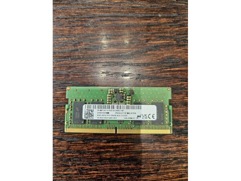 Micron Technology DDR5 memorija 8GB