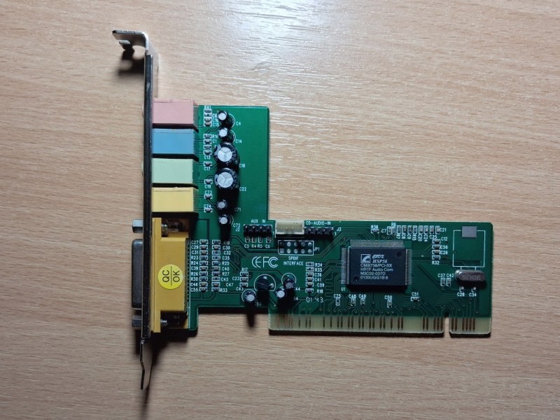 Zvučna kartica C-Media CMI8738-PCI-SX (4-kanalna)