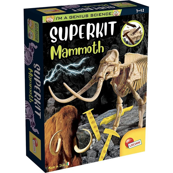Mali genije Super kit Mamut – Set za male arheologe – Lisciani