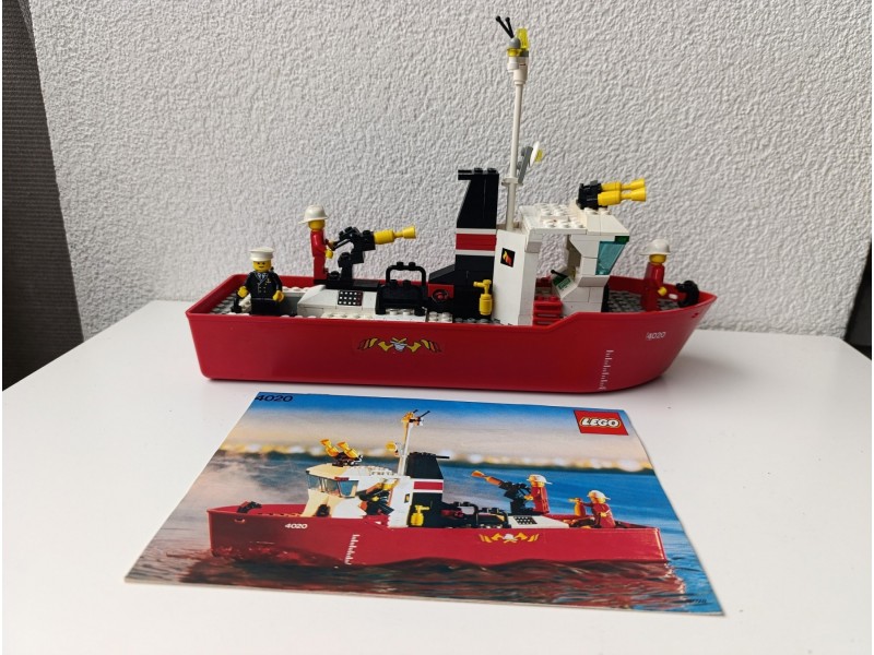 Lego 4020 Fire Fighting Boat - stari