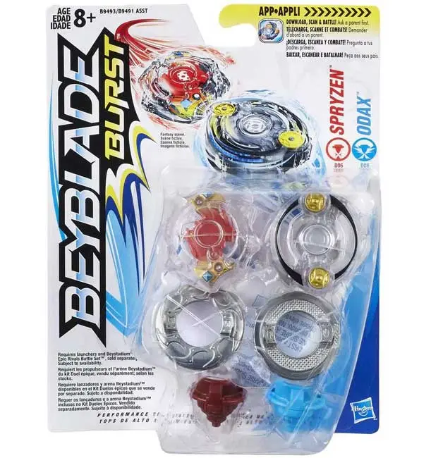 Hasbro BeyBlade Dual Pack Spryzen i Odax B9491