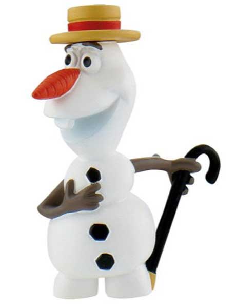 Bullyland Disney Figurica Zaleđeno Kraljevstvo Olaf Sa Šeširom 12969 C