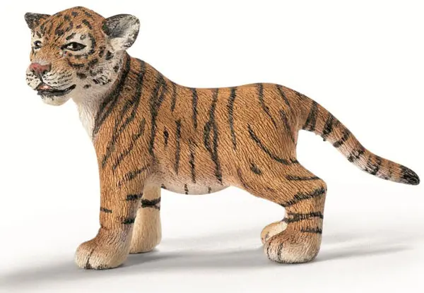 Schleich Divlje životinje - Mladunče Tigra, stoji 14371