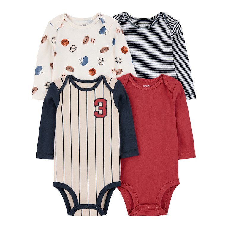 Carter's bodi za bebe dečake - set od 4 kom. BZ251T439410