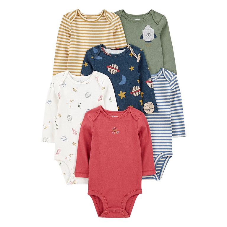 Carter's bodi za bebe dečake - set od 6 kom. BZ251T370010