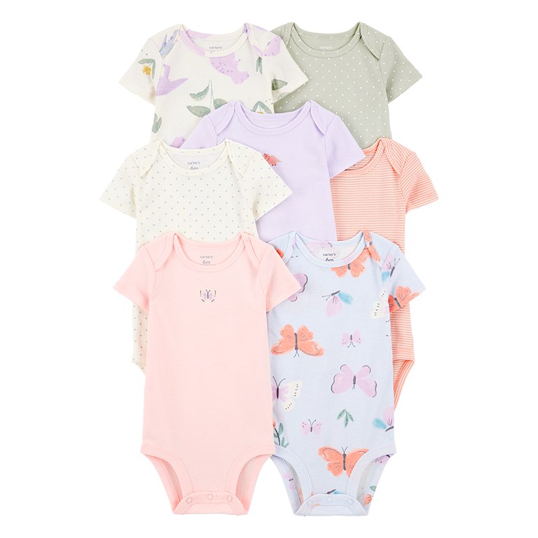 Carter's bodi za bebe devojčice - set od 7 kom. BZ251T173210