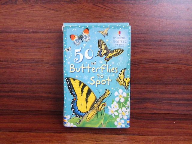 Edukativne karte za decu - 50 Butterflies to Spot