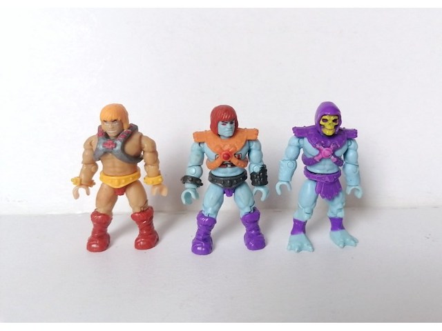 MOTU blocks He-Man, Masters 3x mini figurice (Set 2)