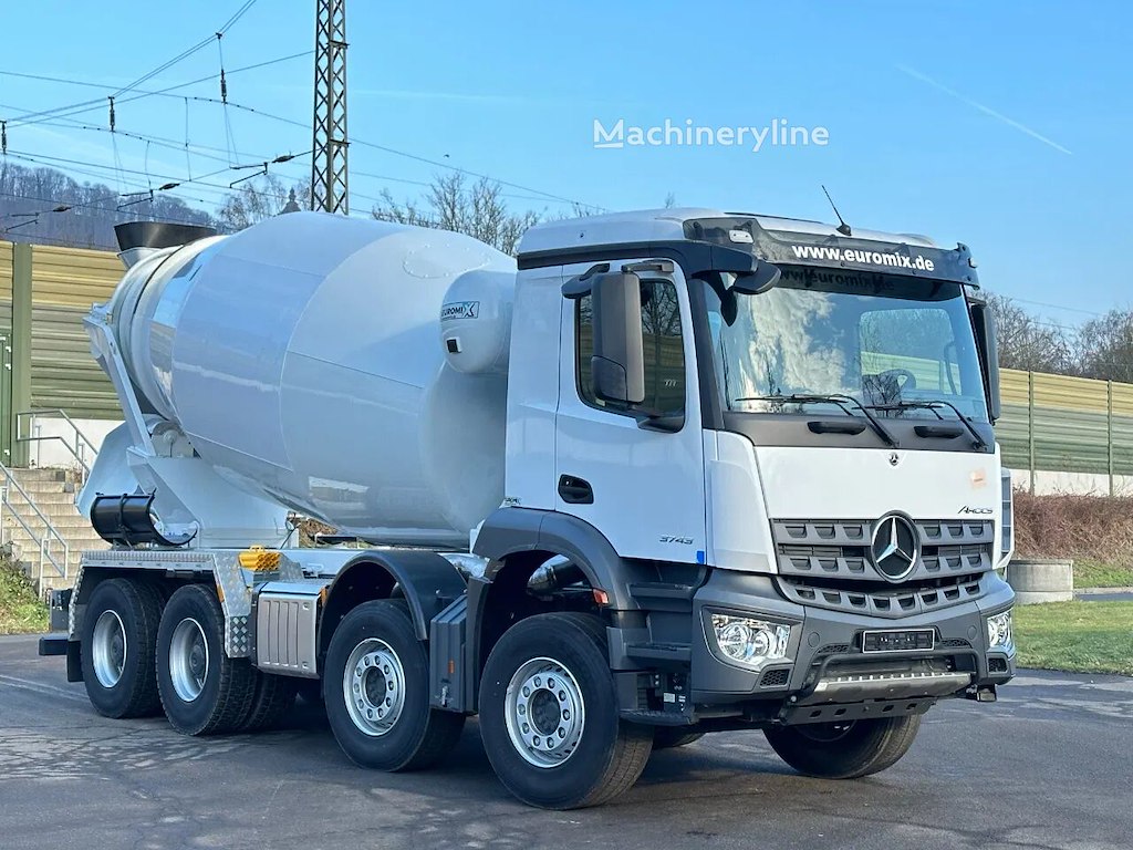 Novi Mercedes-Benz Arocs 3743 Mercedes-Benz Arocs 5 3743 8X4 / Euro6e EuromixMTP EM kamion s mešalicom za beton