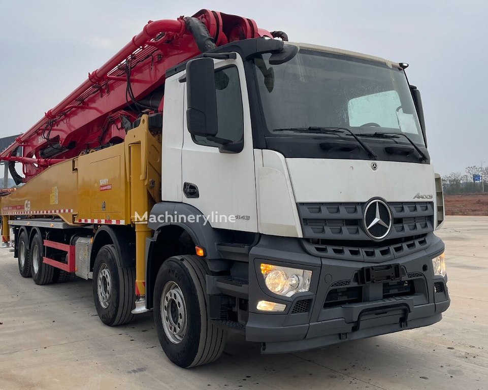 Sany 56mts na šasiji Mercedes-Benz Arocs 4143 pumpa za beton