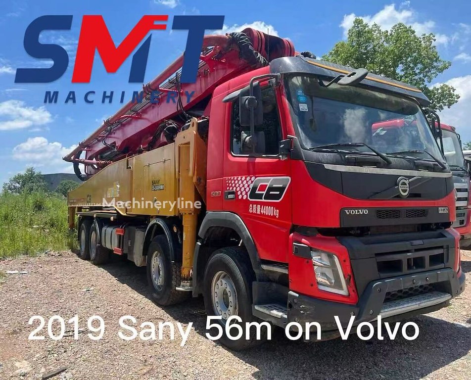 Sany SYM5445THB na šasiji Volvo SANY 56M 2019 EURO 5 HIGH QUALITY pumpa za beton