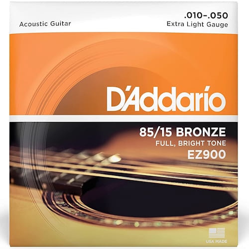 Žice za akustičnu gitaru Daddario EZ900 85/15 Bronze Full Bright Tone .010-.050 Extra Light Gauge