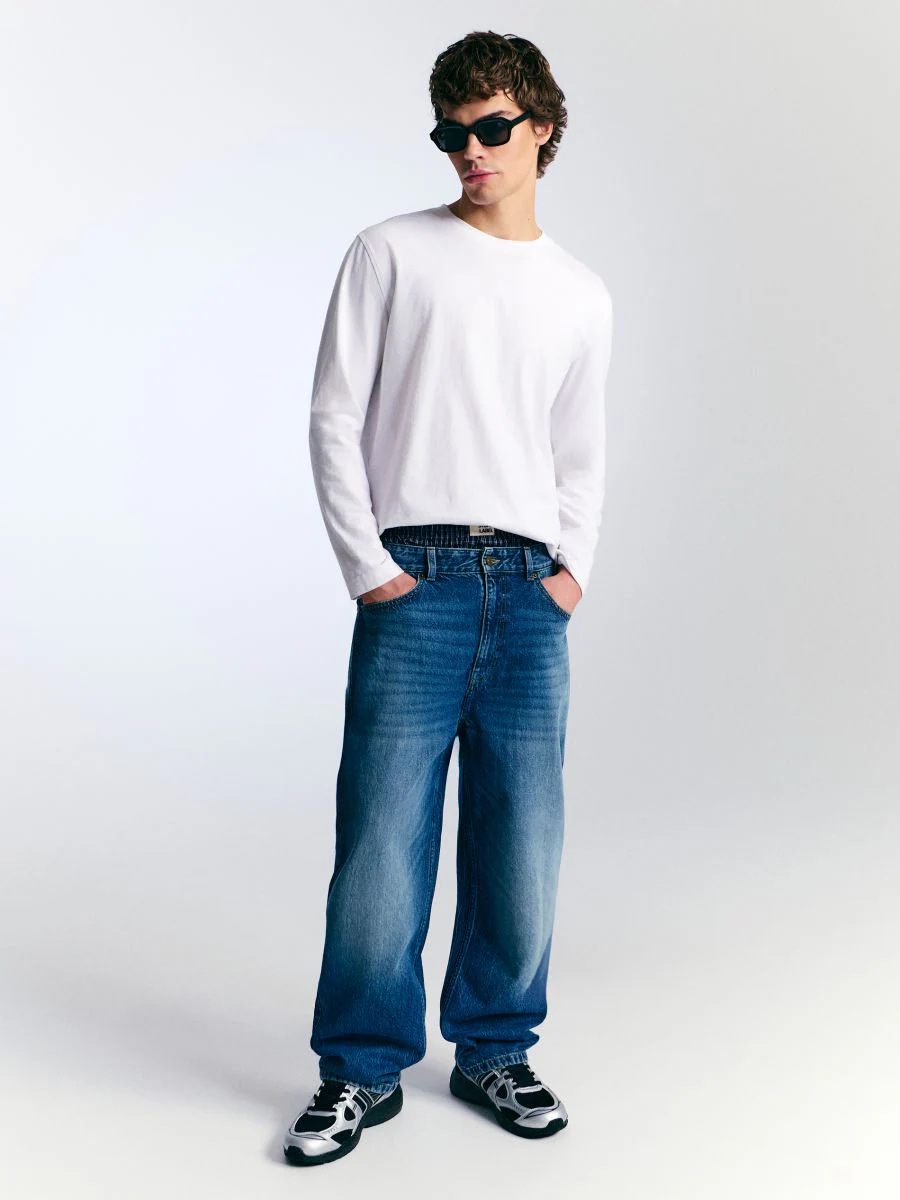 Baggy fit farmerke