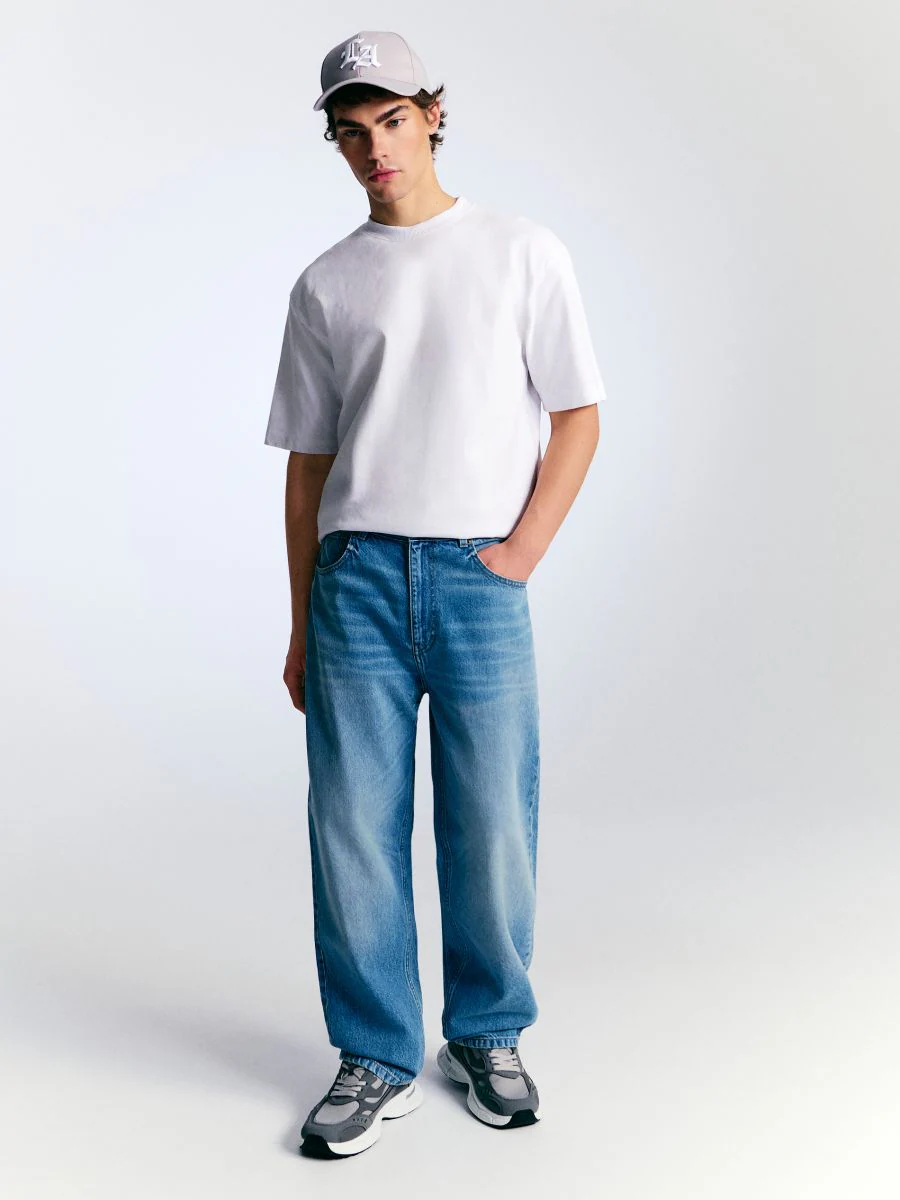 Baggy fit farmerke