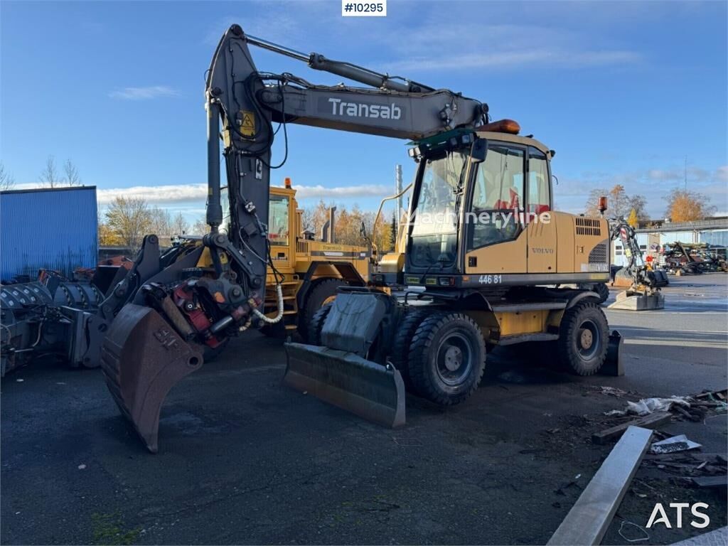 Volvo EW160C wheel excavator with rotor and digging syst bager točkaš