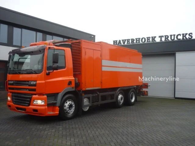DAF CF 380 Bekker Lagram Road Cleaner vakum bager
