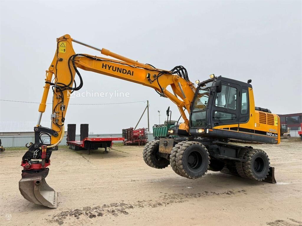 Hyundai Robex 140 W-7A ROTOTILT bager točkaš