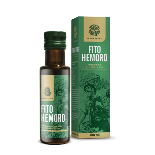 KAPI FITOHEMORO (100ml) – Prirodno rešenje za povlačenje hemoroida i jačanje vena