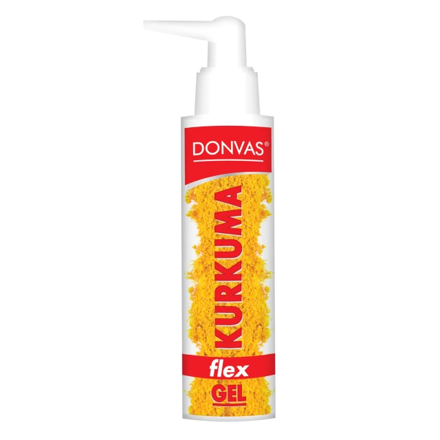 KURKUMA FLEX GEL DONVAS® (200ml) – Prirodna podrška za fleksibilnost zglobova i ublažavanje bolova