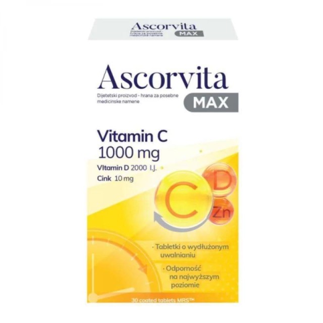 ASCORVITA MAX 30 TABLETA