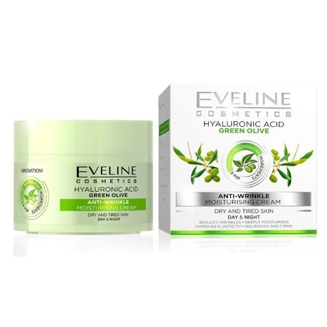 EVELINE+6 GREEN OLIVE DAY&NIGHT KREMA ZA LICE 50ML