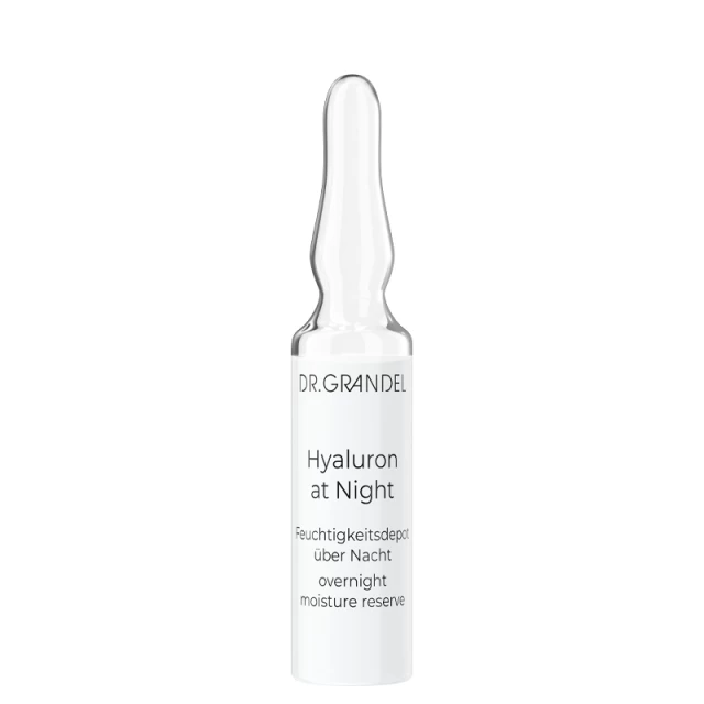 DR. GRANDEL HYALURON AT NIGHT – Ampule za noćnu hidrataciju i regeneraciju (3x3 ml)