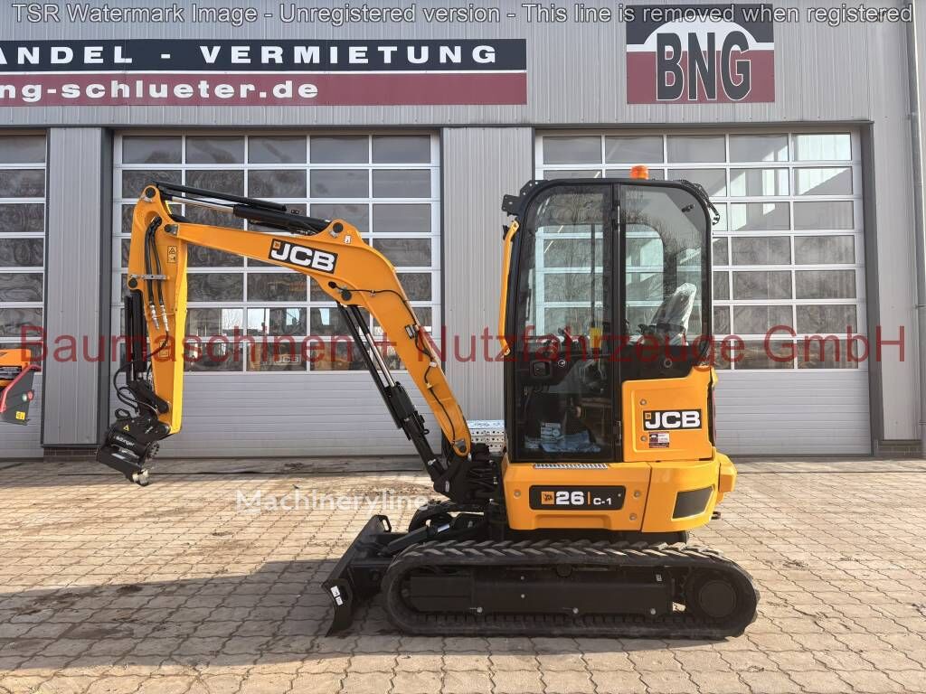 Novi JCB 26C-1 hydr. Schnellwechslerverrohrung Tilt mini bager