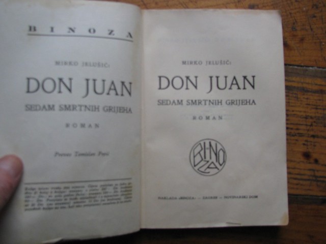 MIRKO JELUŠIĆ - DON JUANA SEDAM SMRTNIH GRIJEHA RETKO