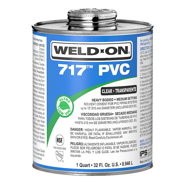 717 PVC lepak (Solvent Cement) 946ml Weld-On