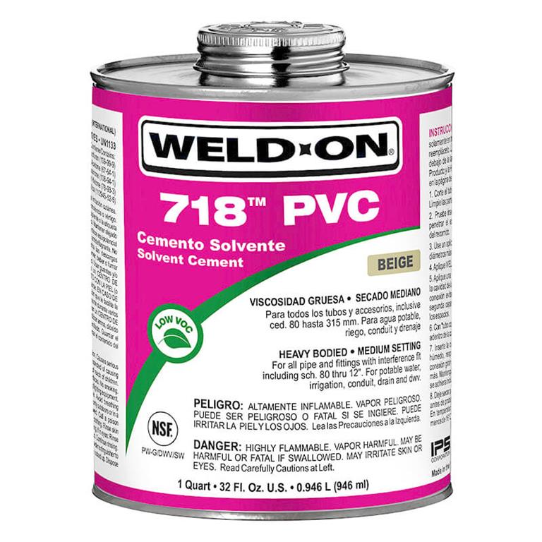 718 PVC lepak (Solvent Cement) 473ml Weld-On
