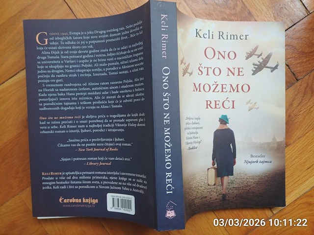KELI RIMER, ONO ŠTO NE MOŽEMO REĆI