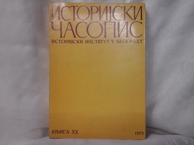 Istorijski časopis knjga XX 1973