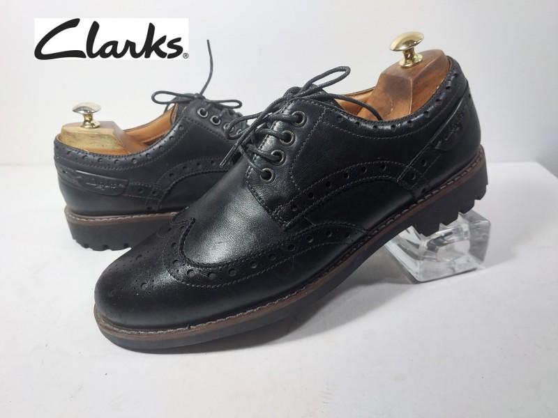CLARKS - kožne oxford cipele br. 42,5