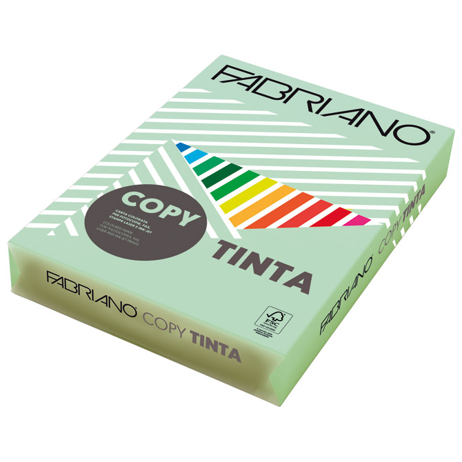 Papir Copytinta A4 160g pk250 Fabriano 61216021 svetlo zeleni (acqua marina)!!