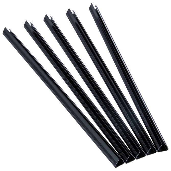 Lajsna klizna 16mm/297mm pvc (110 listova) pk25 Fellowes D116N crna