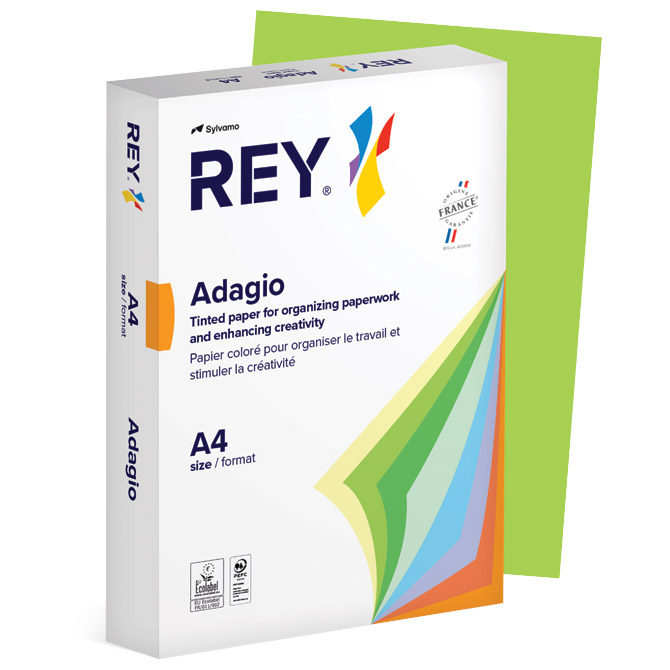 Papir Copy Rey Adagio A4 80g pk500 Sylvamo 16 limeta zeleni (spring green)
