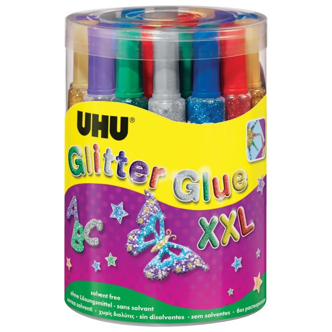 Lepak glitter glue 20ml UHU UHML11020300001 sortirano!!