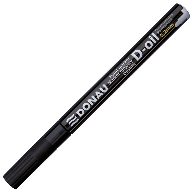 Marker uljani 2,2mm okrugli vrh D-Oil Donau 7368001PL-01 crni