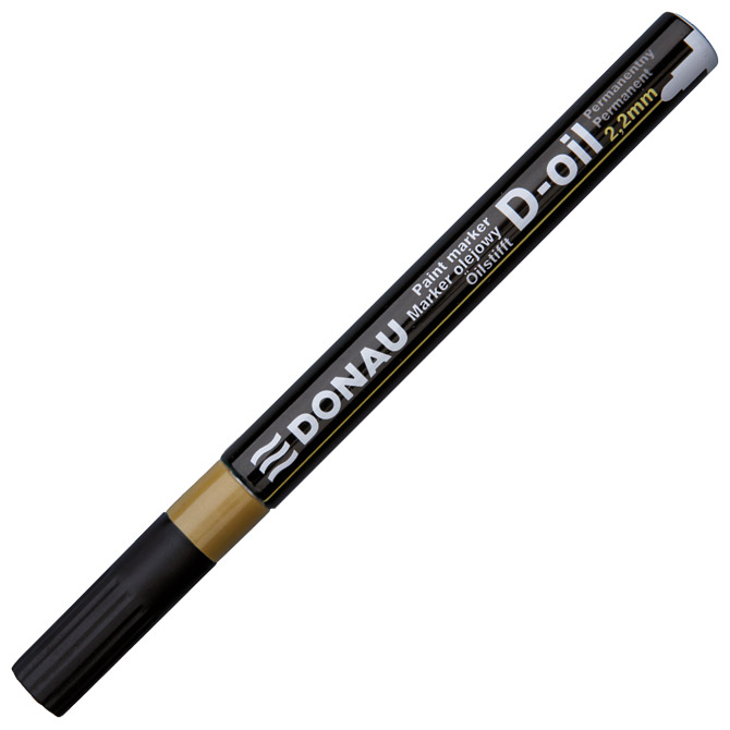 Marker uljani 2,2mm okrugli vrh D-Oil Donau 7368001PL-35 zlatni