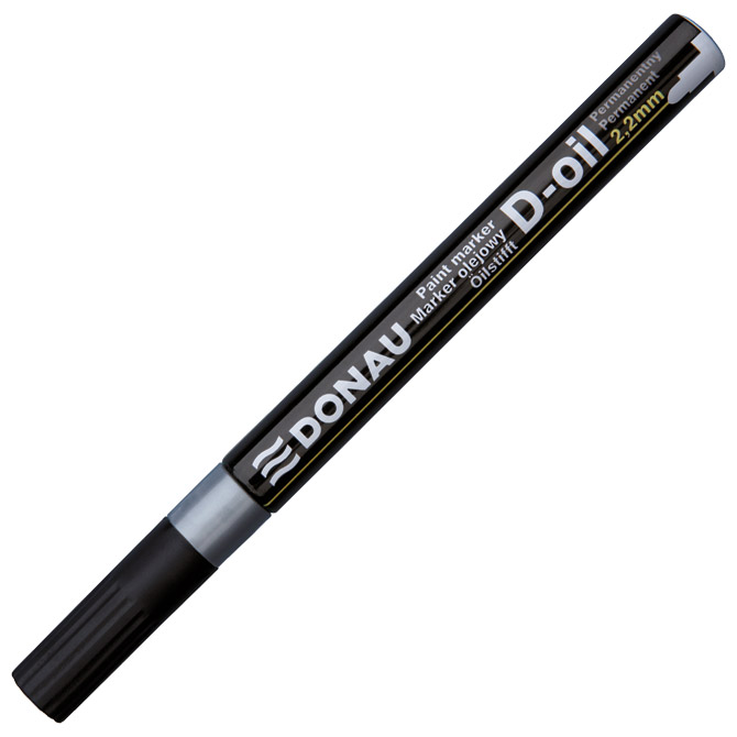 Marker uljani 2,2mm okrugli vrh D-Oil Donau 7368001PL-38 srebrni