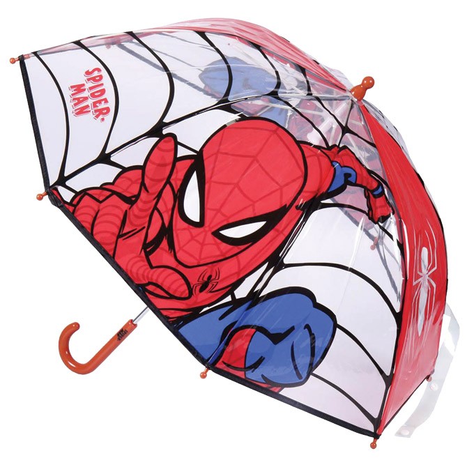 Kišobran dečji ručni (kupola) 45cm Bubble Spiderman Cerda 2400000654