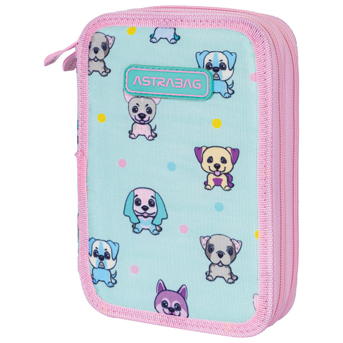 Pernica prazna 2zipa AC2 Puppie's World 24.Astrabag 503024002 tirkizni