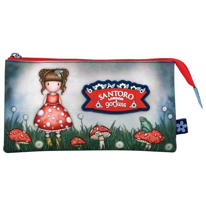 Pernica pravougaona 1zip 3pregrade Little Mushroom Gorjuss 1280GJ07