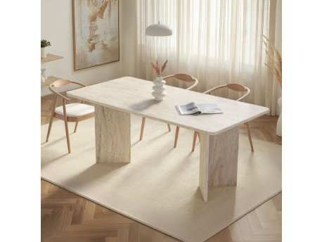 HANAH HOME Trpezarijski sto Linza Travertine