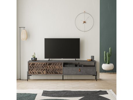 HANAH HOME Polica za TV Dionysos Retro Grey