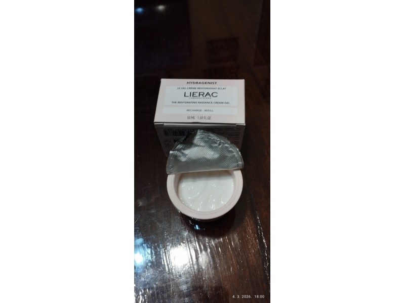 Lierac Hydragenist - Krema refill punjenje, 50ml